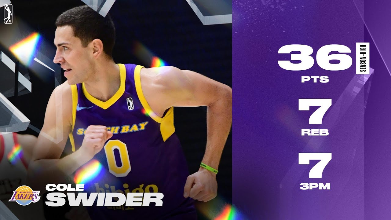 Cole Swider Records Season-High 36 PTS In Return To South Bay - YouTube