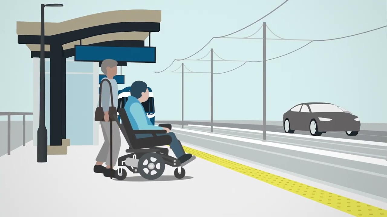 Valley Line Southeast LRT - accessibility - YouTube