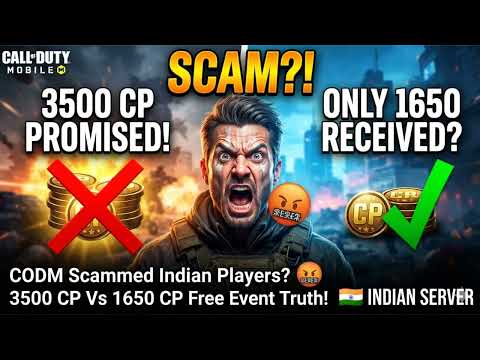 ⚠️3500 Free CP Cancel? 🥹 CODM Big Scam Rules Change | COD Point Rush Event Update🤬