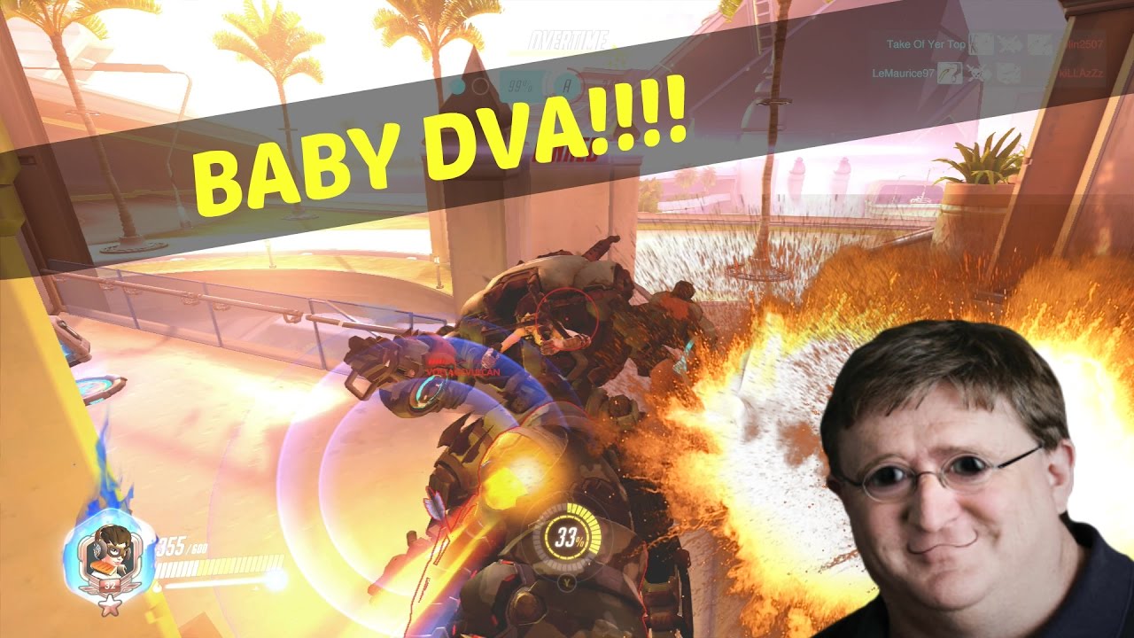 BABY DVA ~ NEW OVERWATCH UPDATE - YouTube