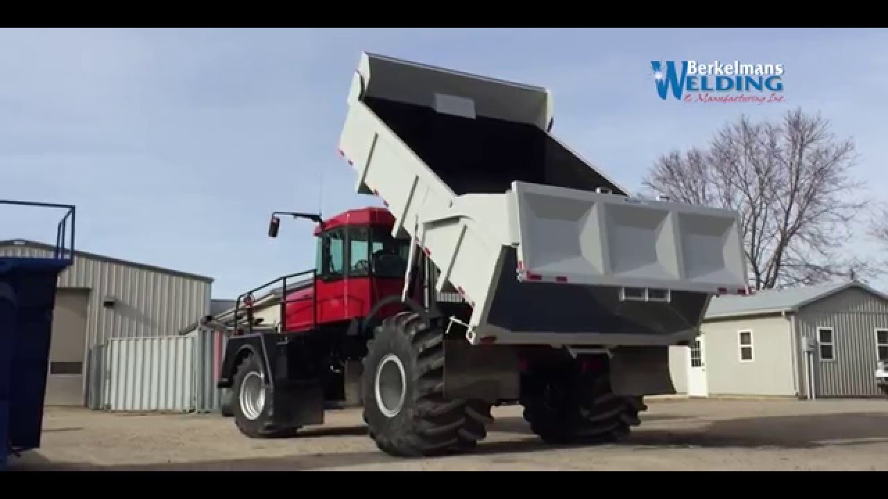 Heavy Duty Custom Farm/Construction Dump Trailer Manufacturing - YouTube