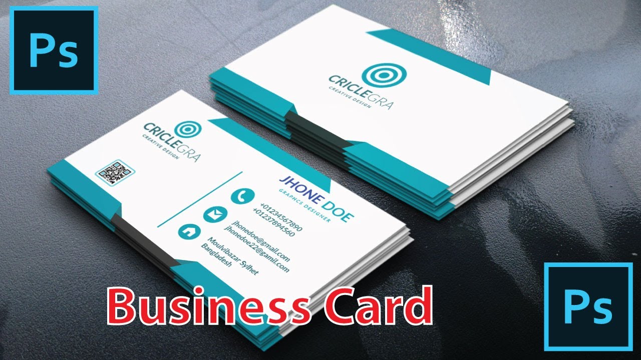 How To Create Business Card Design in Adobe Photoshop_Business Card ...