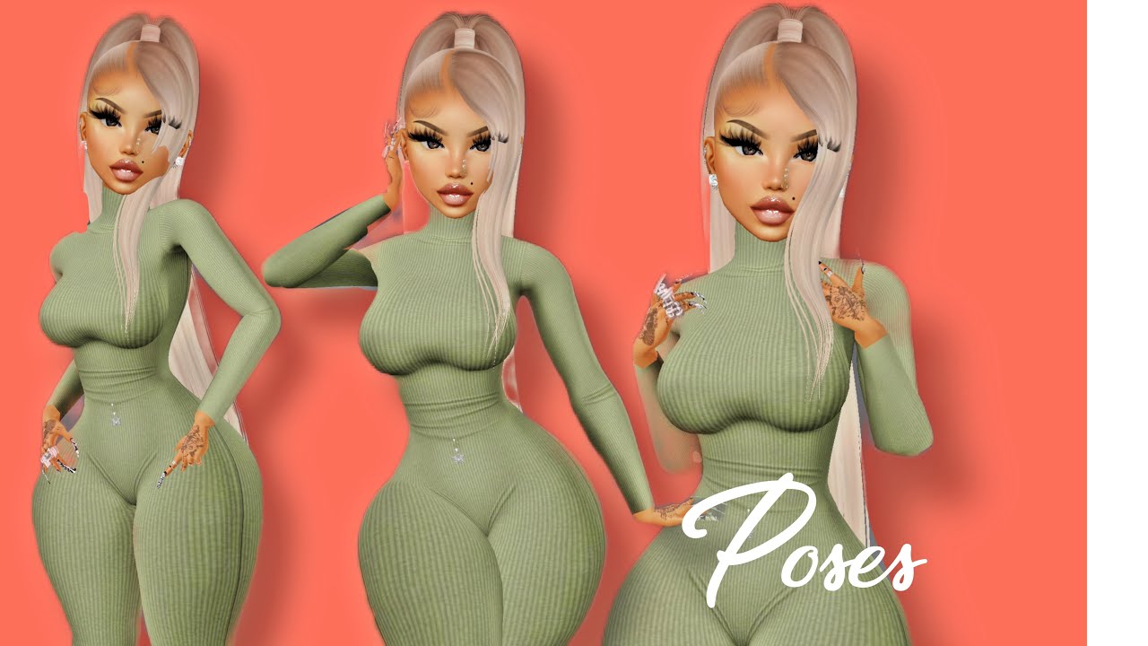 FEMALE POSES ON IMVU🤌🏽🔥 - YouTube