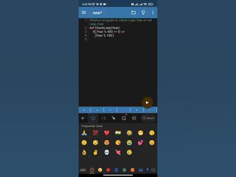 Python program to check a year is leap or not | Python code to find a ...