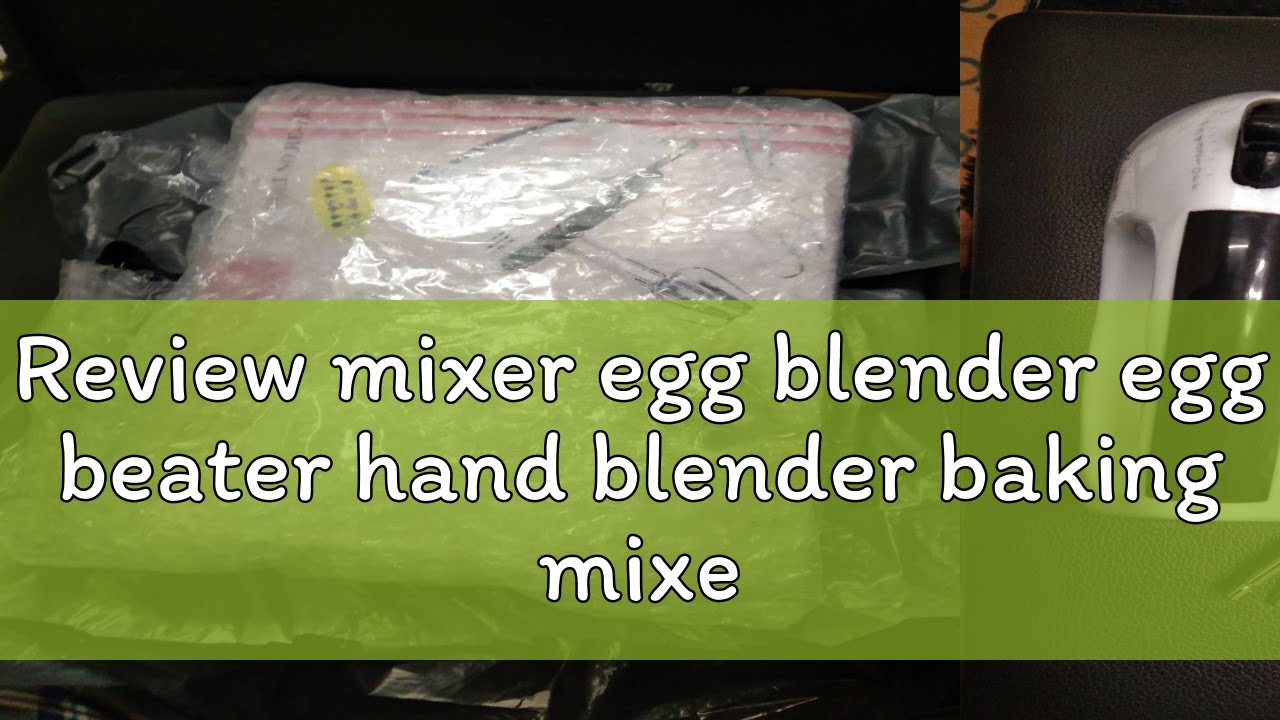 Review mixer egg blender egg beater hand blender baking mixer portable ...