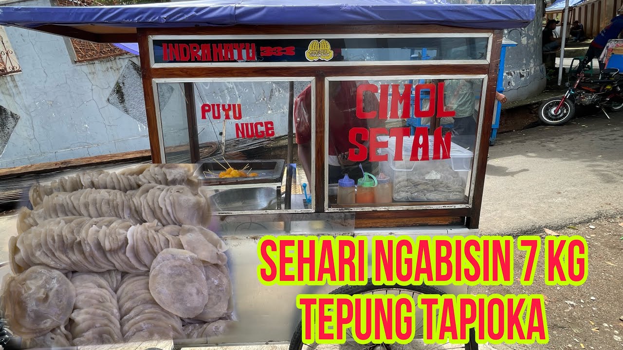 Cimol Setan Jajanan Khas Indramayu || Jualan ini sampe Bisa Sekolahin 3 ...