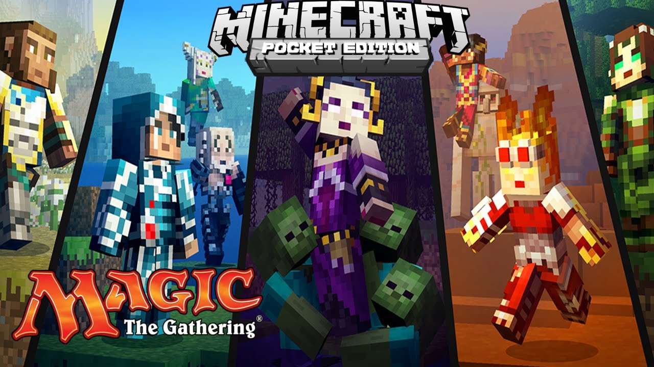 Magic the Gathering Skin Pack Review - Minecraft Pocket Edition and ...