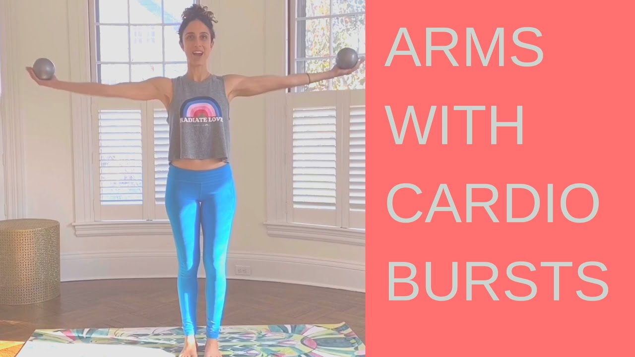 Arms With Cardio Bursts - YouTube