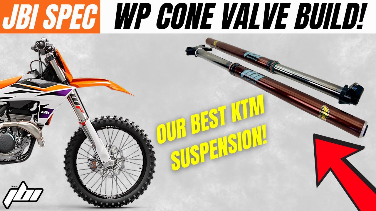 2024 KTM 350SXF WP XACT PRO 7548 Cone Valve Fork | JBI Spec - YouTube