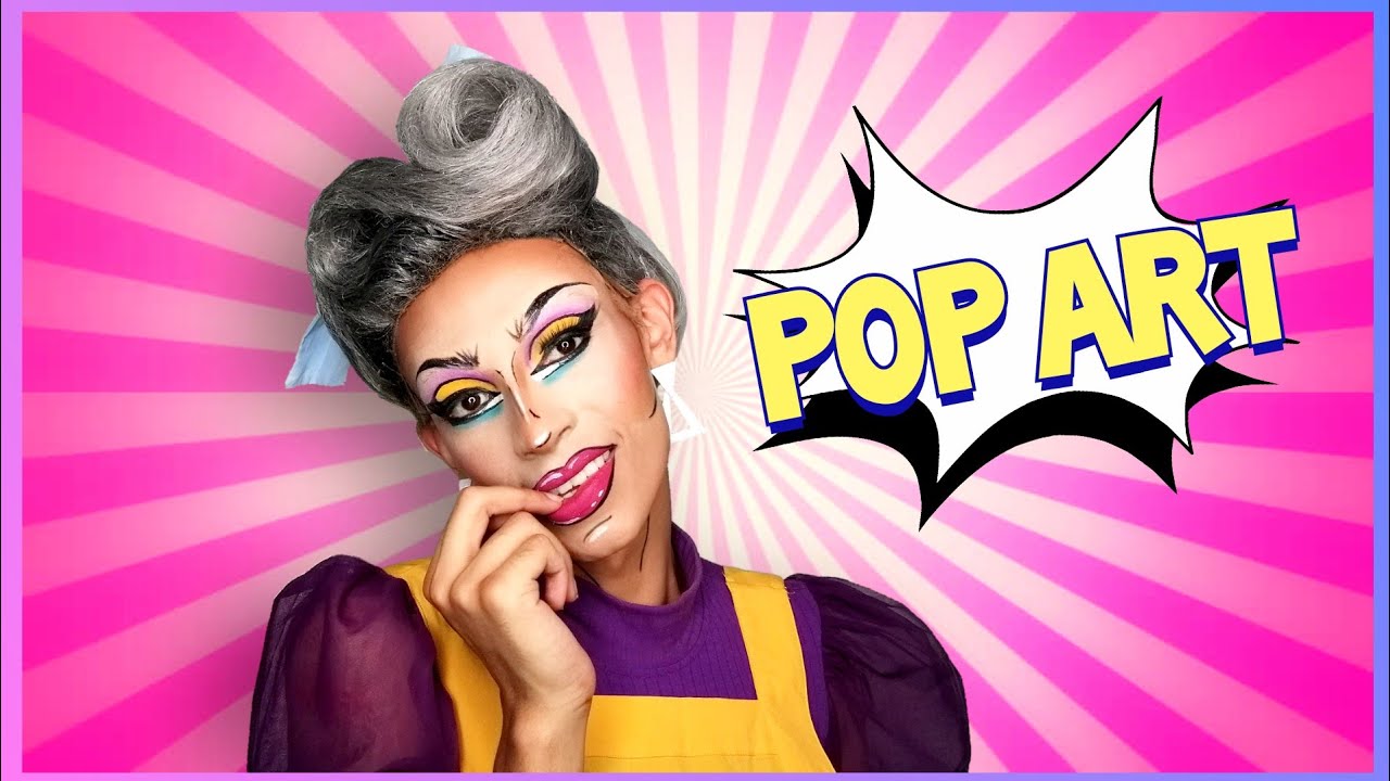 DRAG TRANSFORMATION : Pop Art Look ! - YouTube