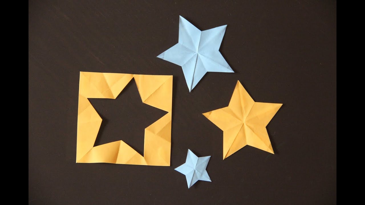 How to Cut Out a Perfect Star (Level: 5 year old+) - YouTube
