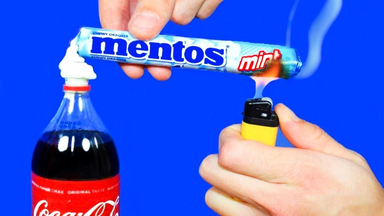 20 AWESOME LIFE HACKS! COCA COLA AND MENTOS - YouTube