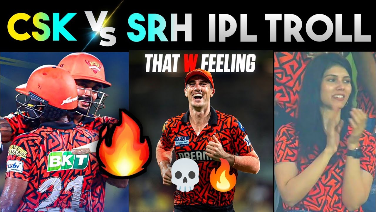 CSK VS SRH IPL MATCH TROLL 🔥🥵 | NKR HEAD MS DHONI BREWIS | IPL ...