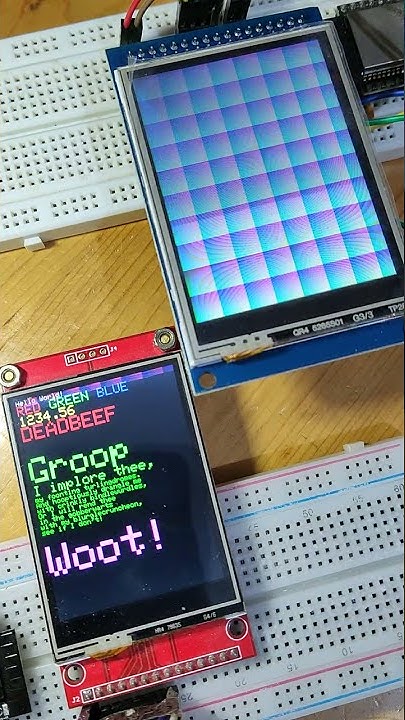 ILI9341 8-bit parallel vs SPI on ESP32-S3, TST_eSPI Benchmark test ...