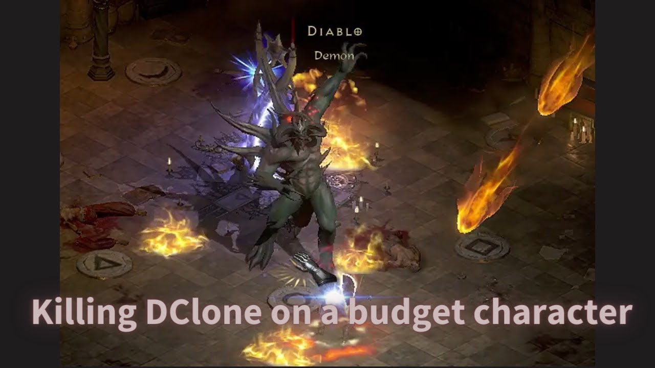Diablo Clone / DClone -killer on a budget pally and it´s easy - YouTube