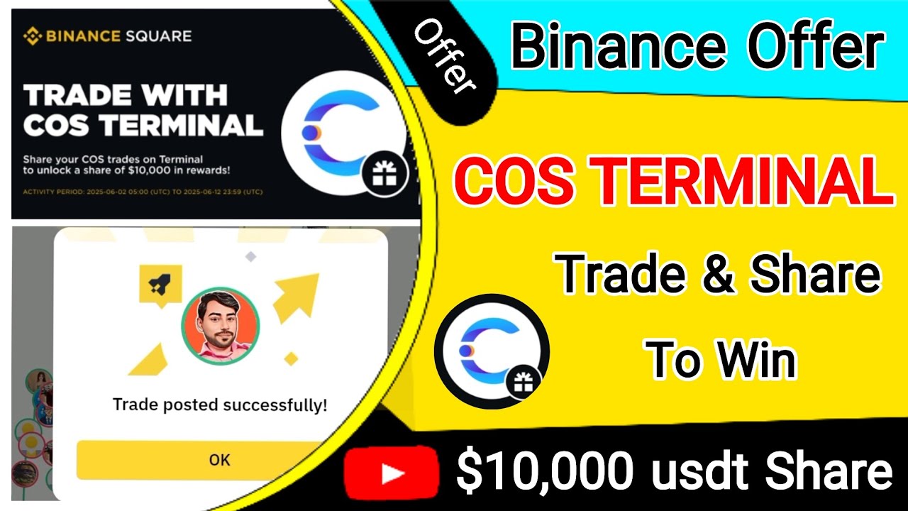 Binance COS Terminal Offer | Trade with COS Terminal to win $10,000 ...