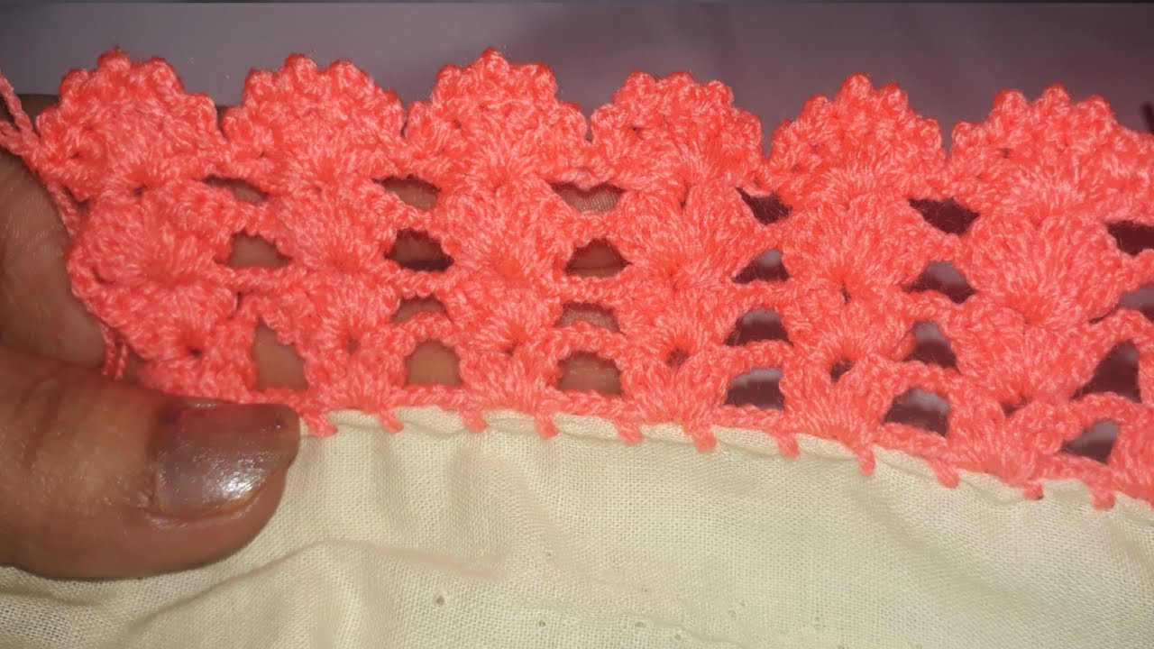 Puntila 104 || crochet new lace tutorial || crosia hand work design ...