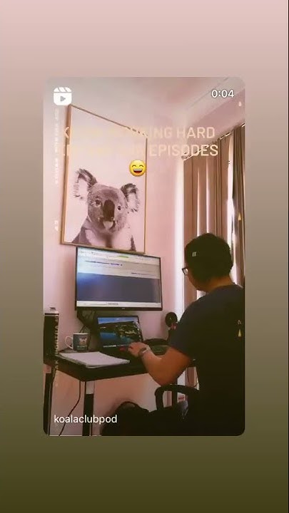 #shorts Kevin working hard on our The Koala Club Podcast! - YouTube