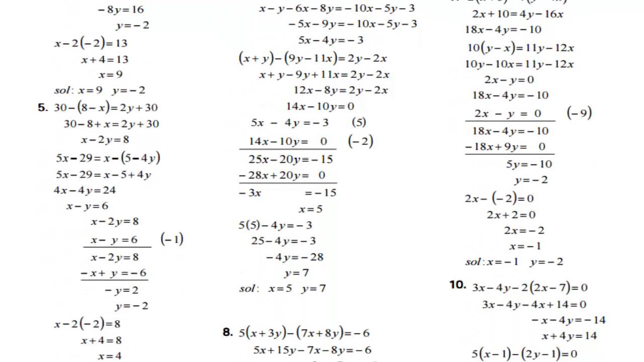 Algebra de Baldor Ejercicio 179 Literales del 4 al 10 GATITATV - YouTube