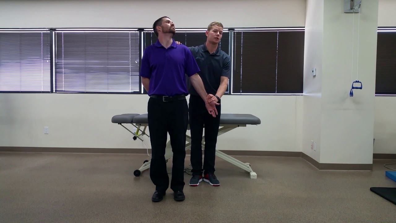 Addisons Test Thoracic Outlet Syndrome Reverse Adson's Test & Thoracic