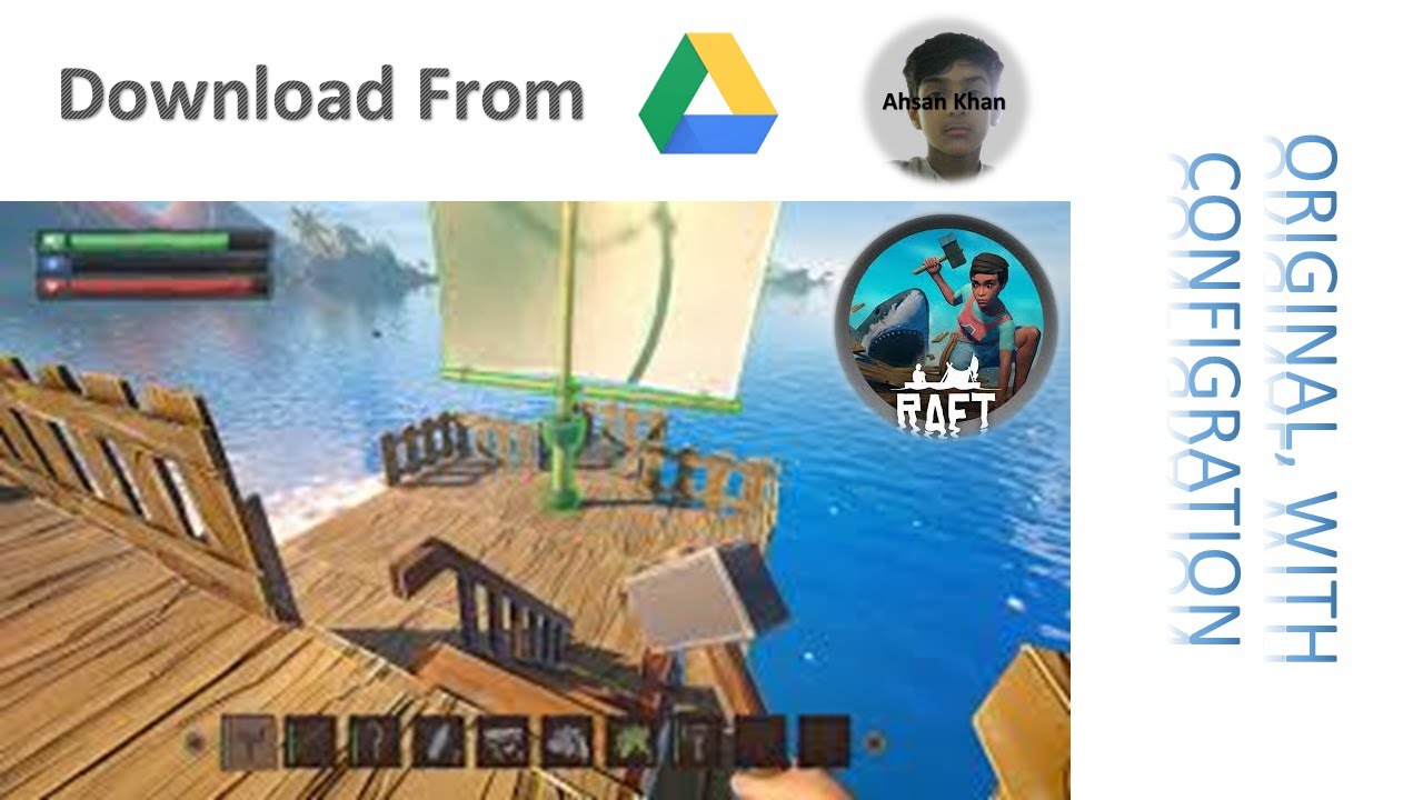 How to download raft game on pc for free - YouTube
