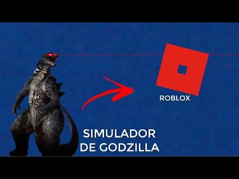 GODZILLA SIMULATOR (ROBLOX) -UPEI UM MONTE - YouTube