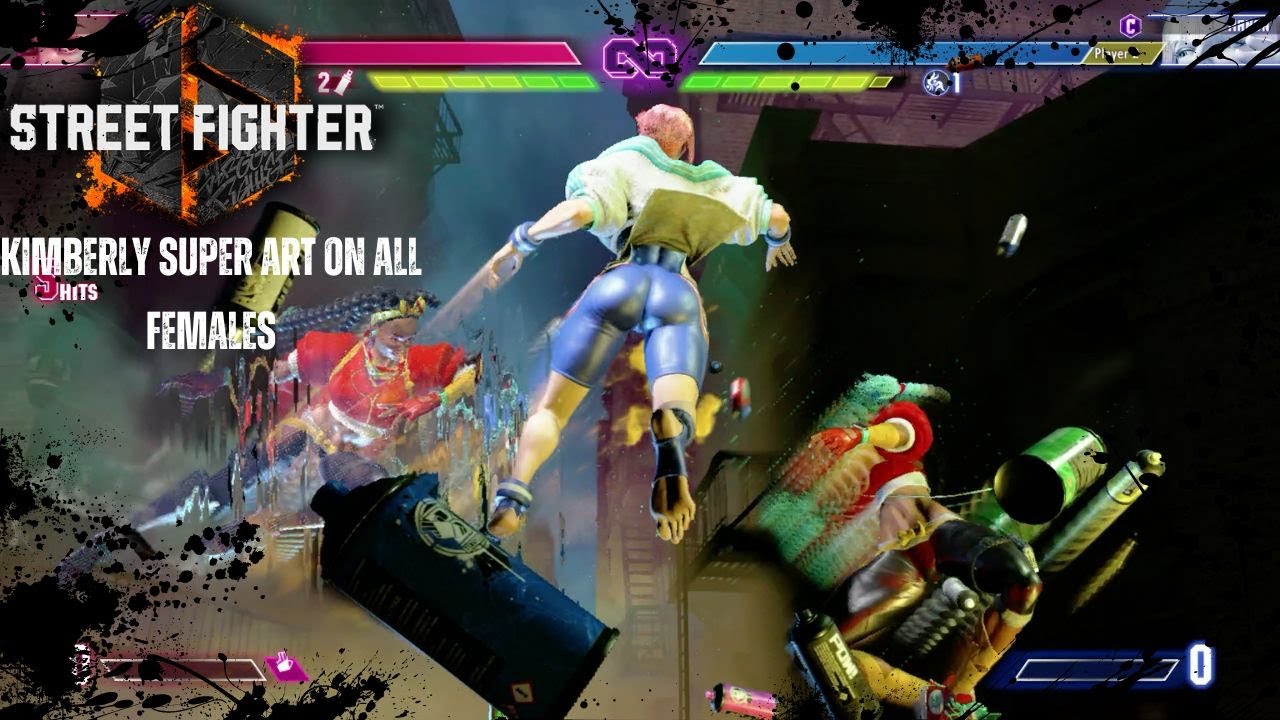 KIMBERLY SUPER ART ON ALL FEMALES STREET FIGHTER 6 RYONA - YouTube