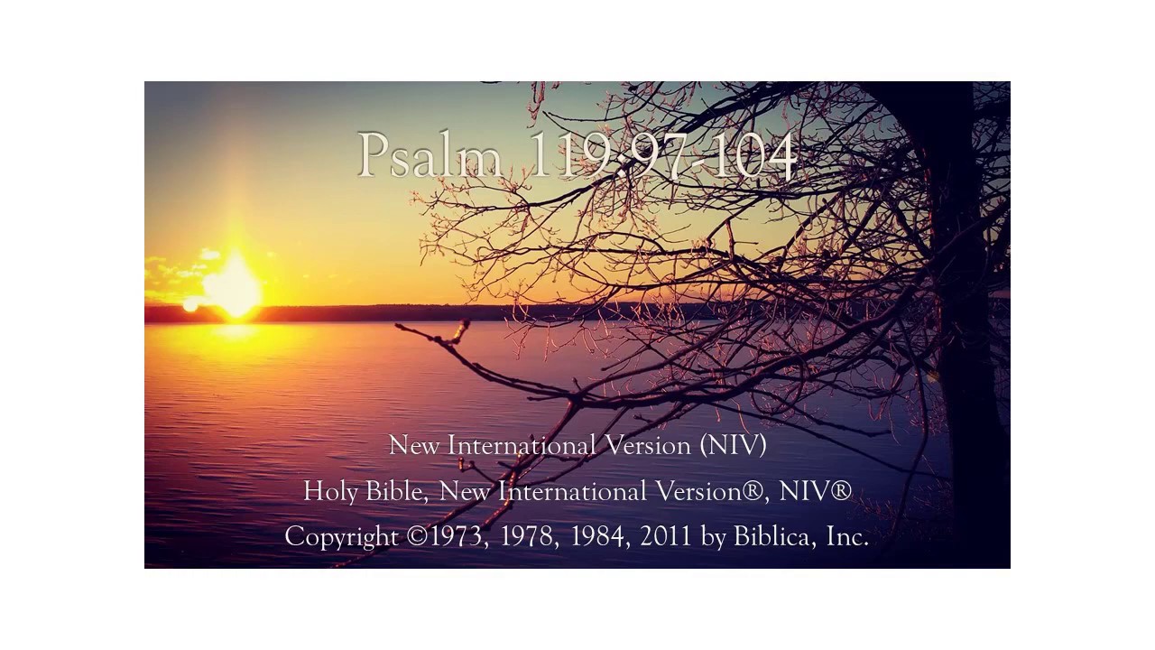 Psalm 119 97 104 YouTube