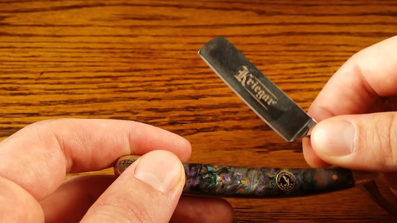 Kriegar Straight Razor Review - Come Check it out - YouTube
