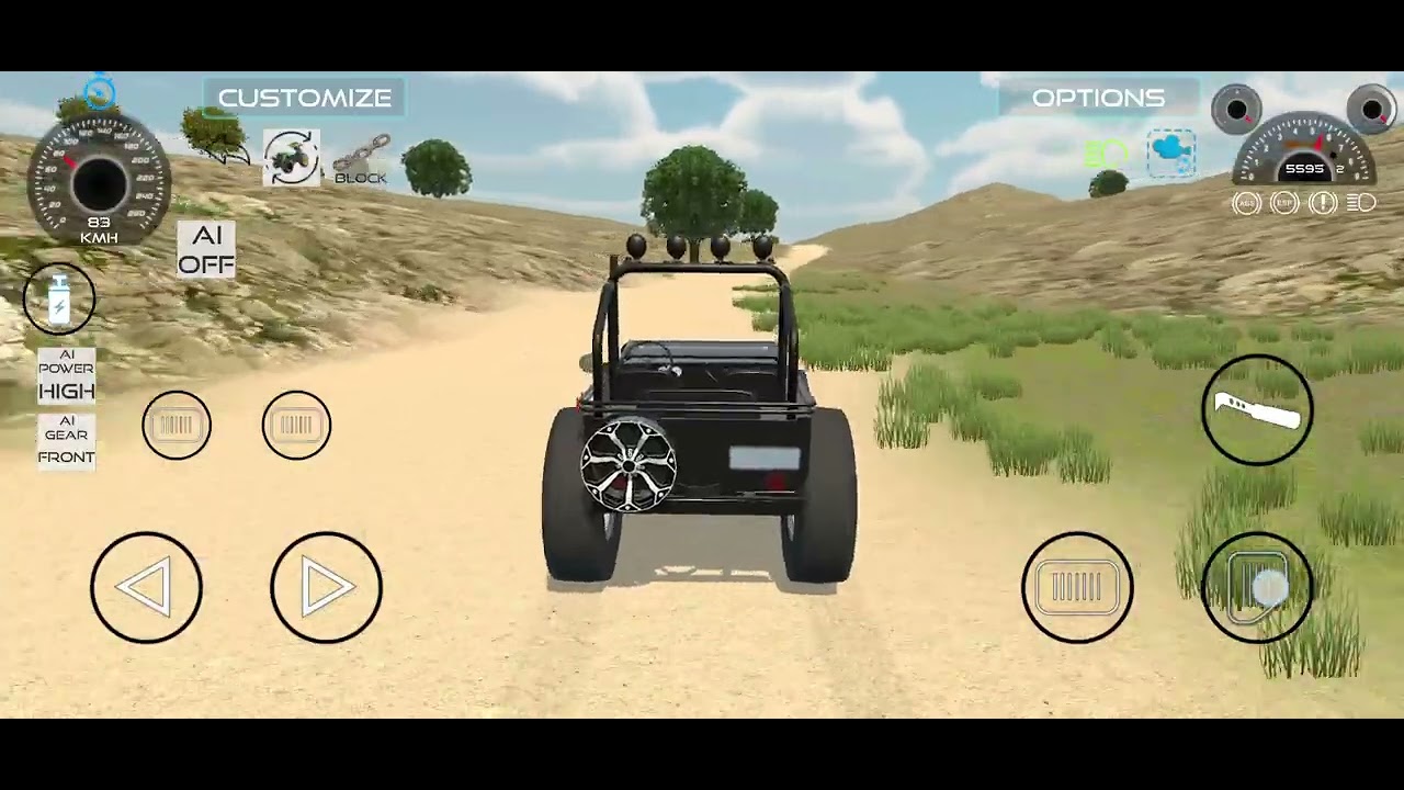 Jocuri cu jeepuri si tractoare de condus in oras si prin desert - YouTube