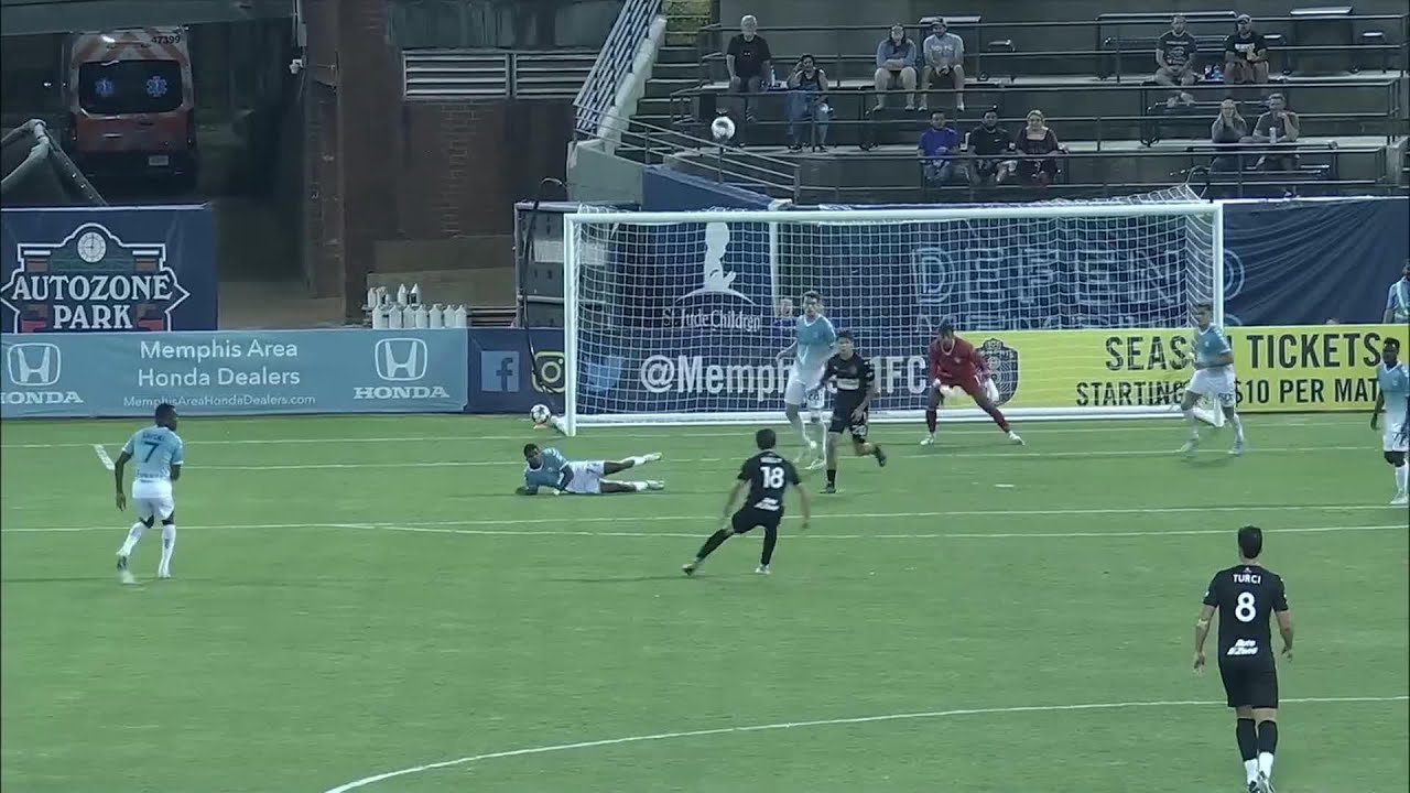 Richard Sánchez with a Goalkeeper Save vs. Memphis 901 FC - YouTube