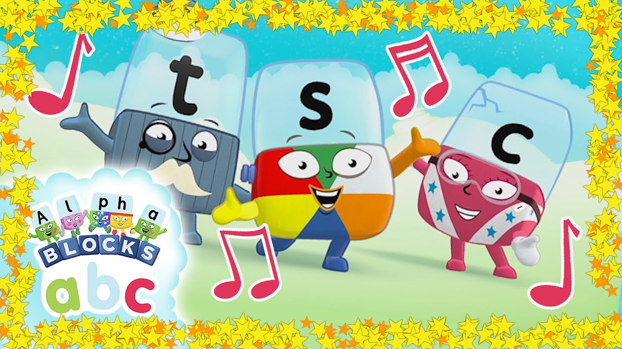 The Happy Clapping Song! | Full Episodes | Learn to Spell | Alphablocks ...