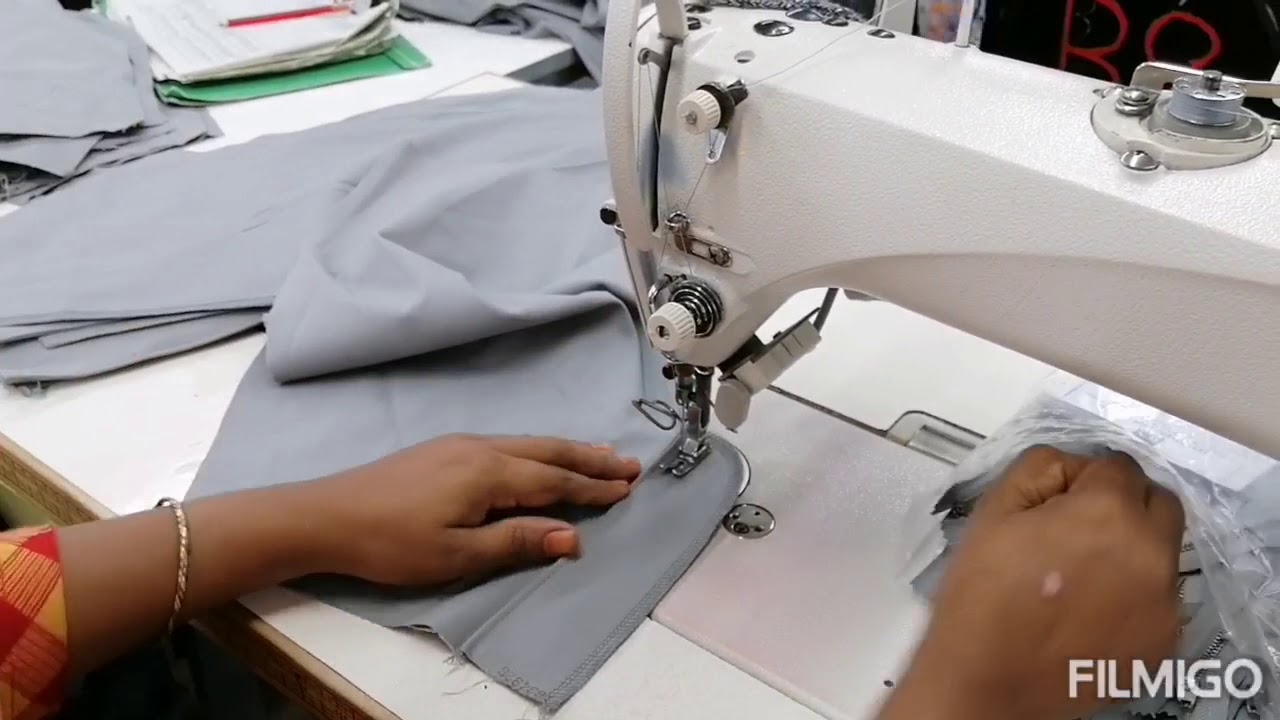 Zipper Join With 'J ' Stitch Without Mark - YouTube