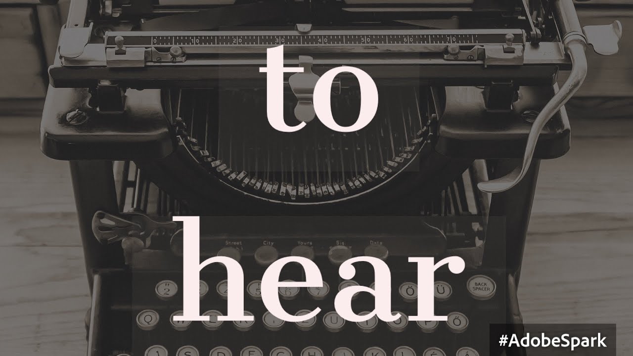 How to conjugate to "hear" in the present simple, the past simple and ...