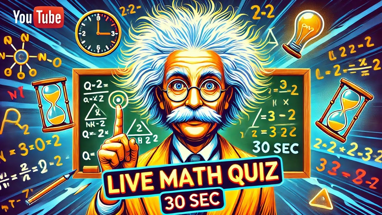 Brain Blitz: Live Math Quiz – Solve Like a Genius! 🧠🔥 - YouTube