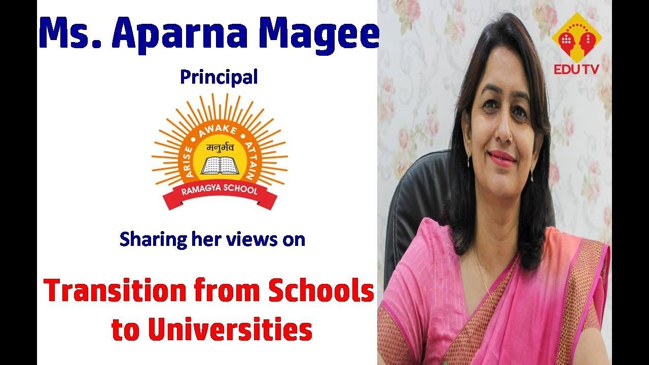 Mrs Aparna Magee Principal Ramagya School Noida - YouTube