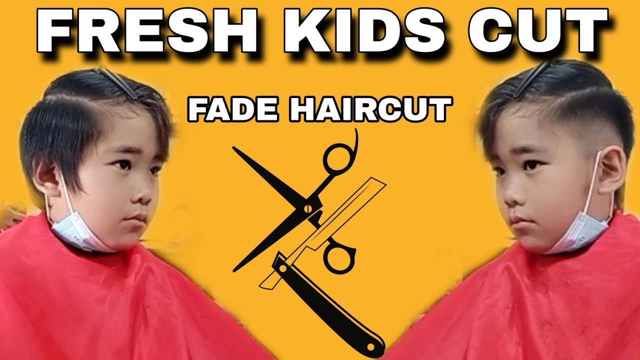 🔴FRESH BASIC HAIRCUT FOR KIDS/FADED HAIRCUT AT HOME FOR BOYS/Haircut ...