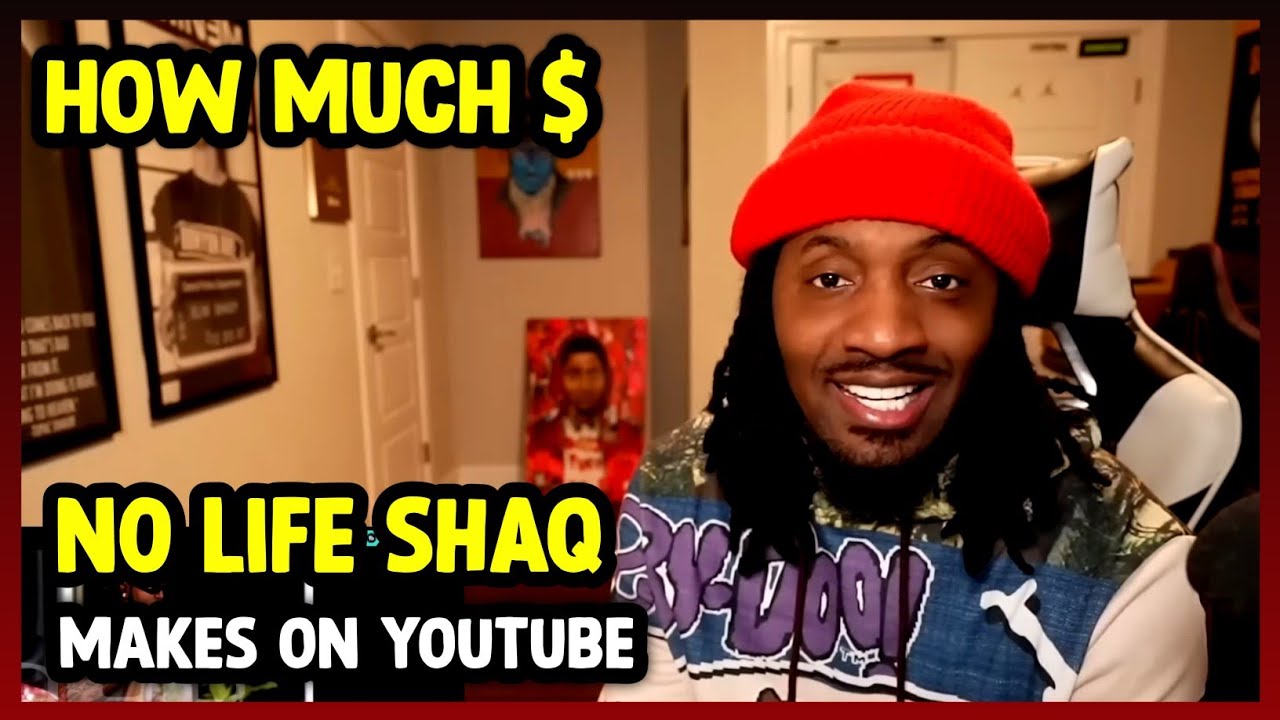 This Is How much money No Life Shaq makes on YouTube 2024 - YouTube