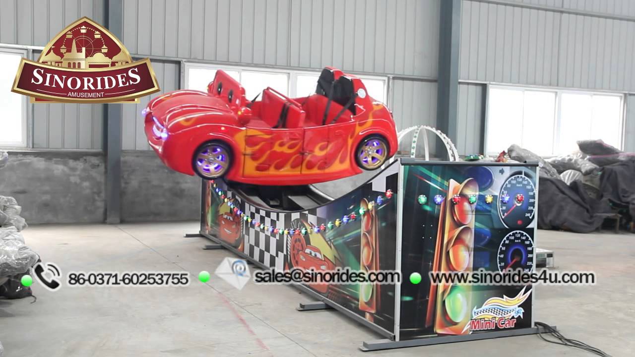 Mini Flying Car Funfair Park Rides - YouTube