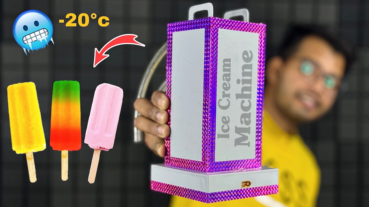 How To Make Ice Cream Making Machine At Home - YouTube