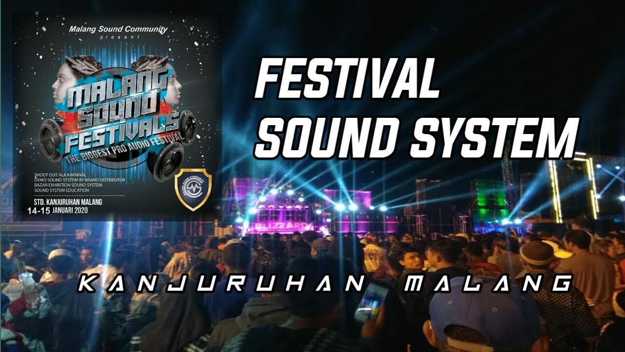 Festival sound system stdion kanjuruhan malang - YouTube