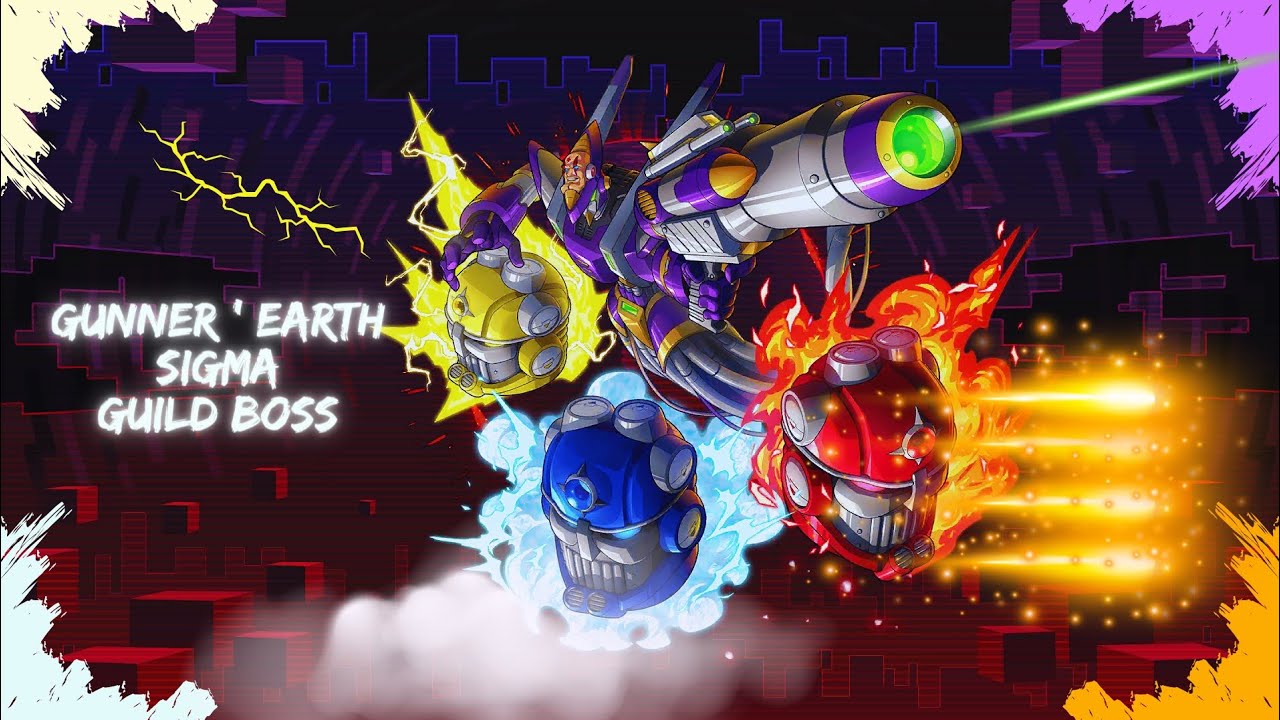 Detonado Gunner and Earth Sigma X4 3rd Form - Guild Boss -Megaman X ...