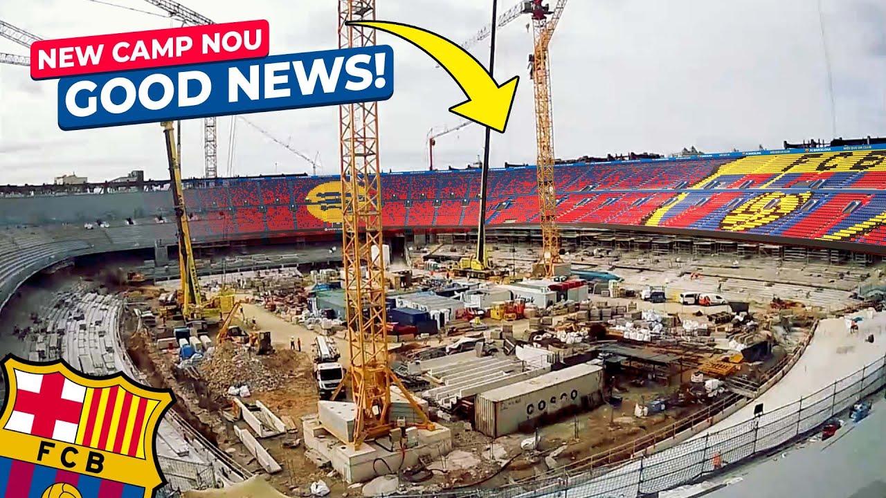 NEW Camp Nou Construction Update 12 September 2024 - YouTube