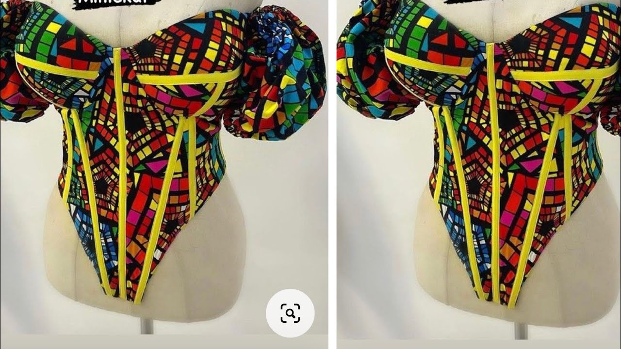 HOW TO DRAFT/CUT A THREE PART CORSET BLOUSE WITH BASQUE EFFECT ...