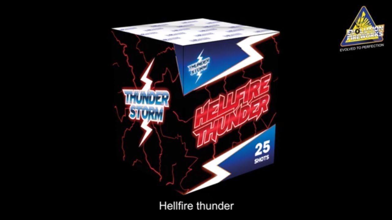 Hellfire Thunder Salute - Evolution Fireworks Vuurwerk - 2340 - YouTube