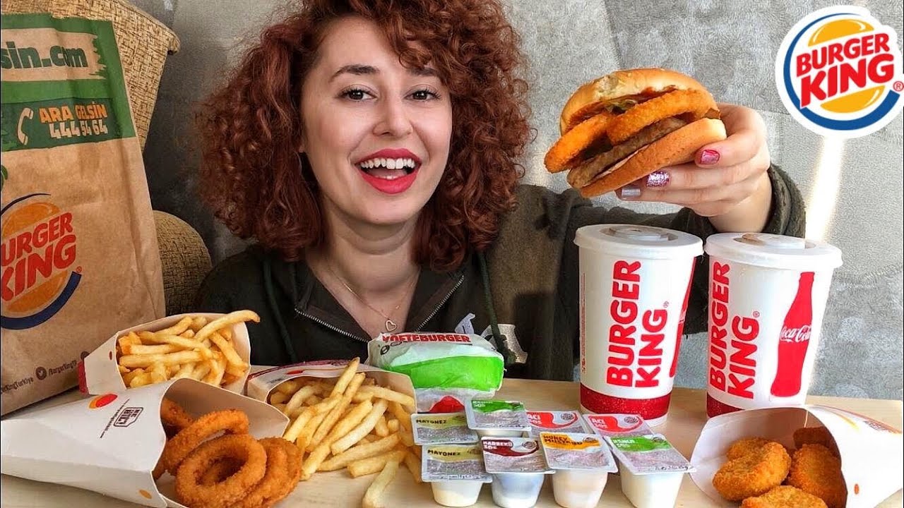 BURGER KING MUKBANG| BENİM KANALIMDA REKLAM YAPAMAZSIN! - YouTube