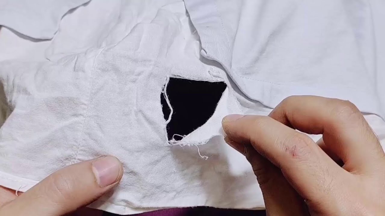 You can fix a hole on your jacket beautifully and elegantly using this ...