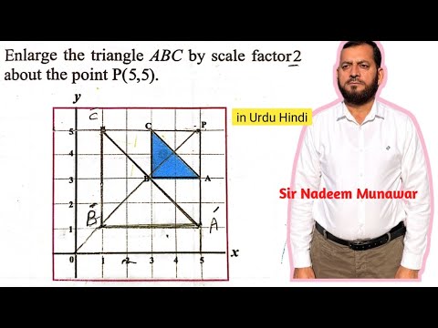 Enlargement | how to enlarge with a Scale Factor| Enlargement one of ...