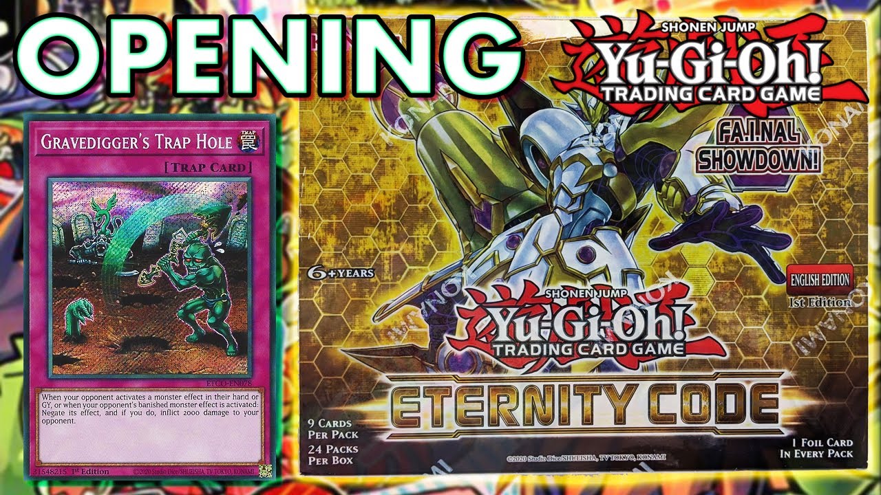 YuGiOh Eternity Code Booster Box Opening - YouTube