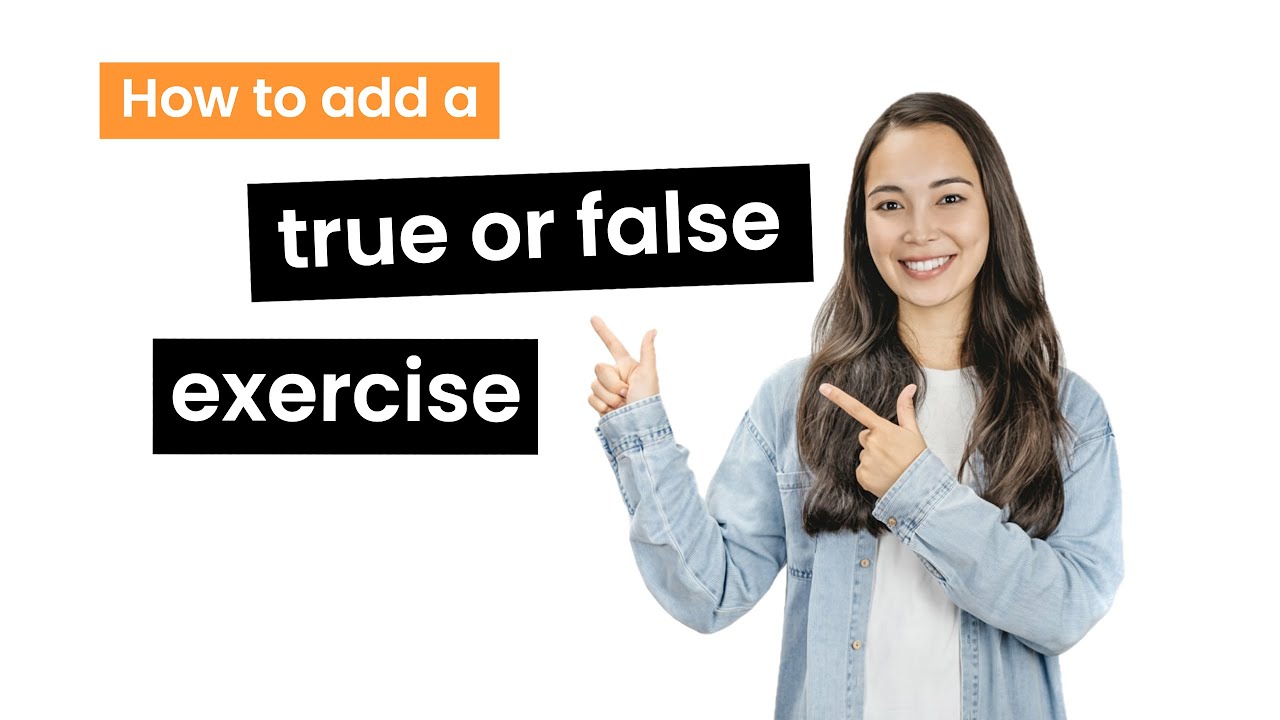 How to add a true or false exercise in Teachly.app - YouTube
